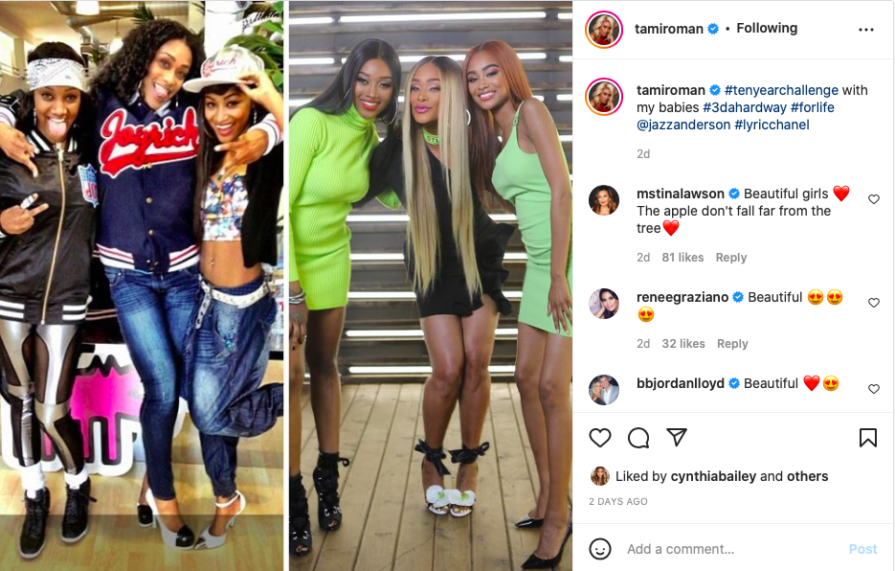 ‘Y’all Look Like Three Sisters’: Tami Roman Stuns Fans with a 10-Year ...