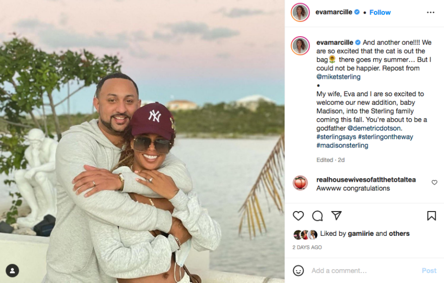 ‘The Cat Is Out of the Bag’: Eva Marcille and Husband Mike Sterling Are ...