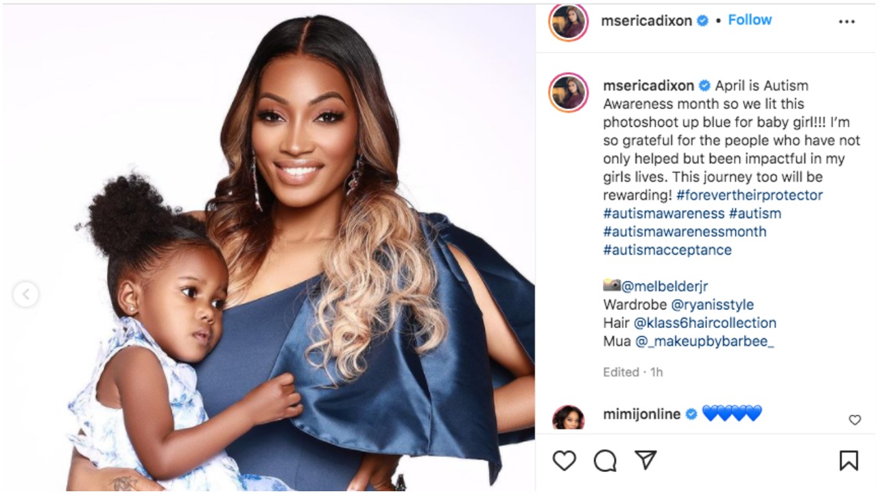 ‘It’s A Journey’: Erica Dixon Opens Up About Having a Child with Autism