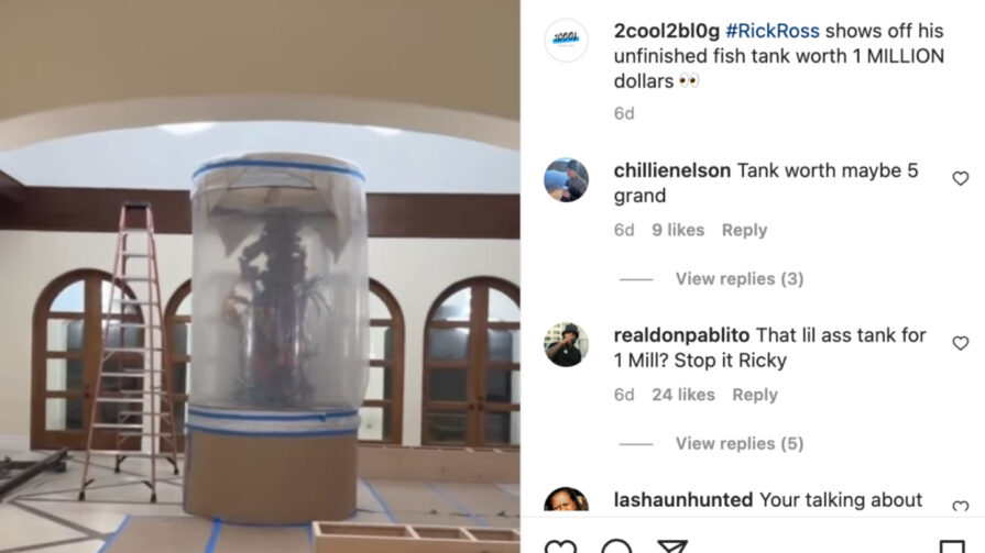'That Lil A-- Tank': Rick Ross Fans Aren't Impressed with His New '$1 ...