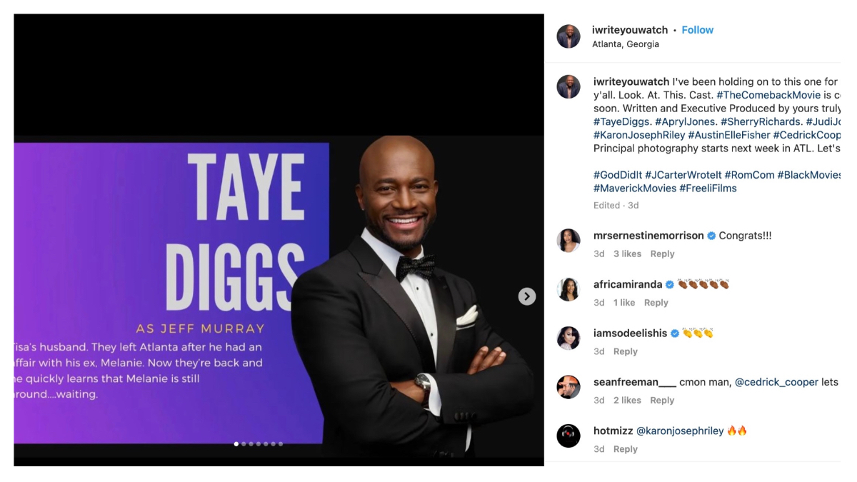 Taye Diggs and Apryl Jones Shut Down Breakup Rumors, Set to Act In Film ...