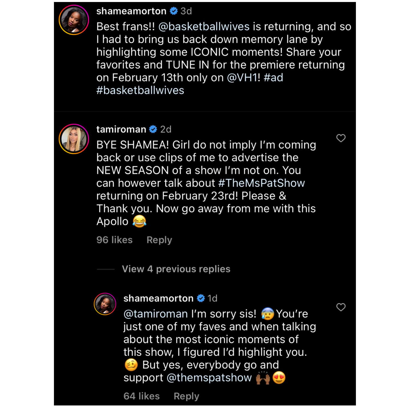 'Do Not Imply I’m Coming Back': Tami Roman Shuts Down Rumor of ...