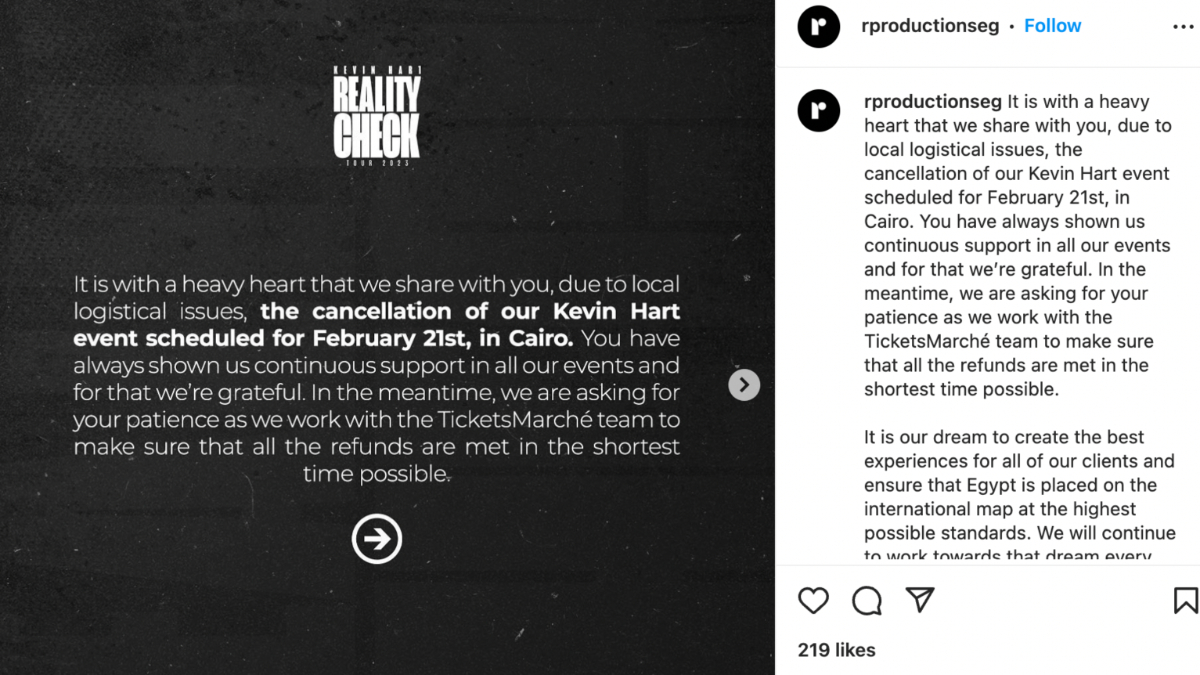 'So Unprofessional': Kevin Hart Show In Egypt Canceled After Being ...