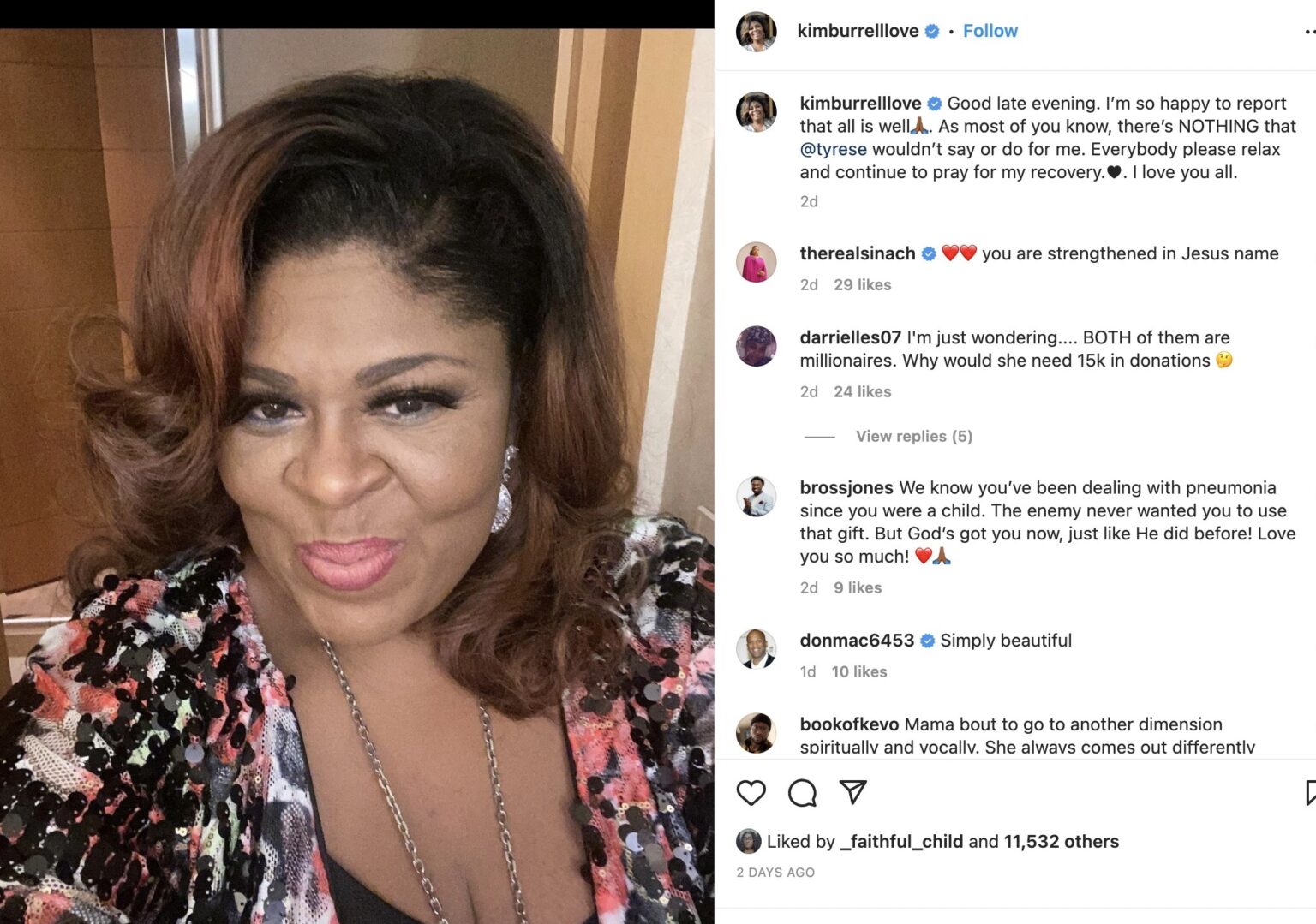 'Was This His Place to Announce That': Pastor Kim Burrell Calls Out ...