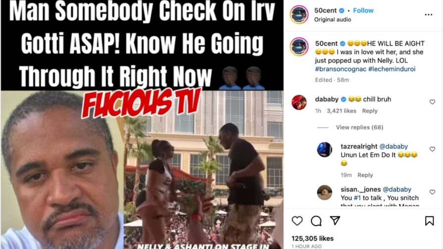 'Sorry Irv': 50 Cent Trolls Irv Gotti with a Video of Ashanti and Nelly ...