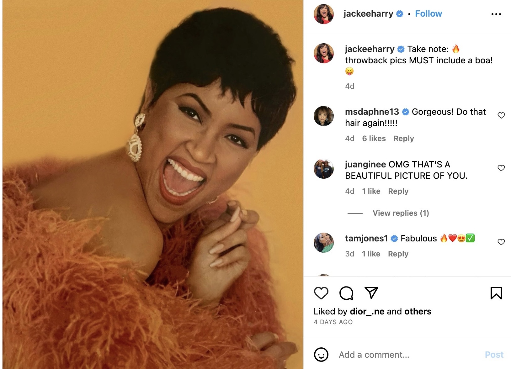 'Do That Hair Again': Jackée Harry's 'Stunning' Throwback Photo Leaves ...