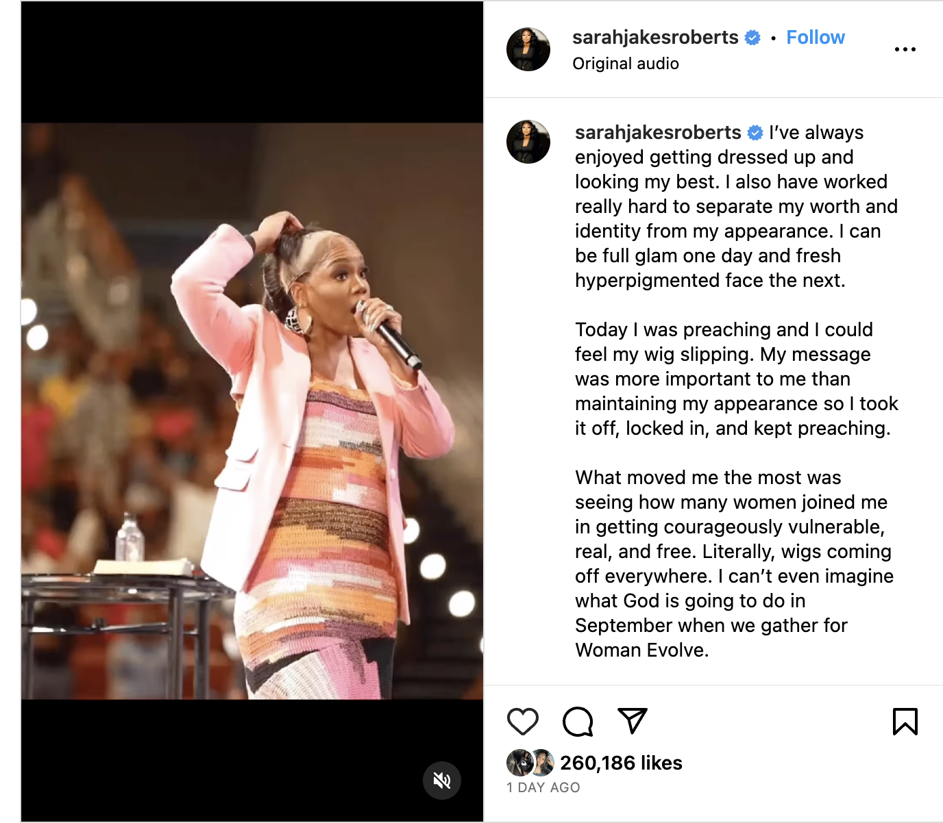 'When You BOUT IT, BOUT IT, FOR REAL, FOR REAL!!!!!': Pastor Sarah Jakes Roberts Decides to ...