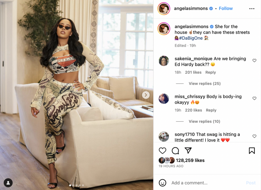 ‘Angela Dressing Like Ciara was With Future’: Angela Simmons Says She's Done with the ‘Streets ...