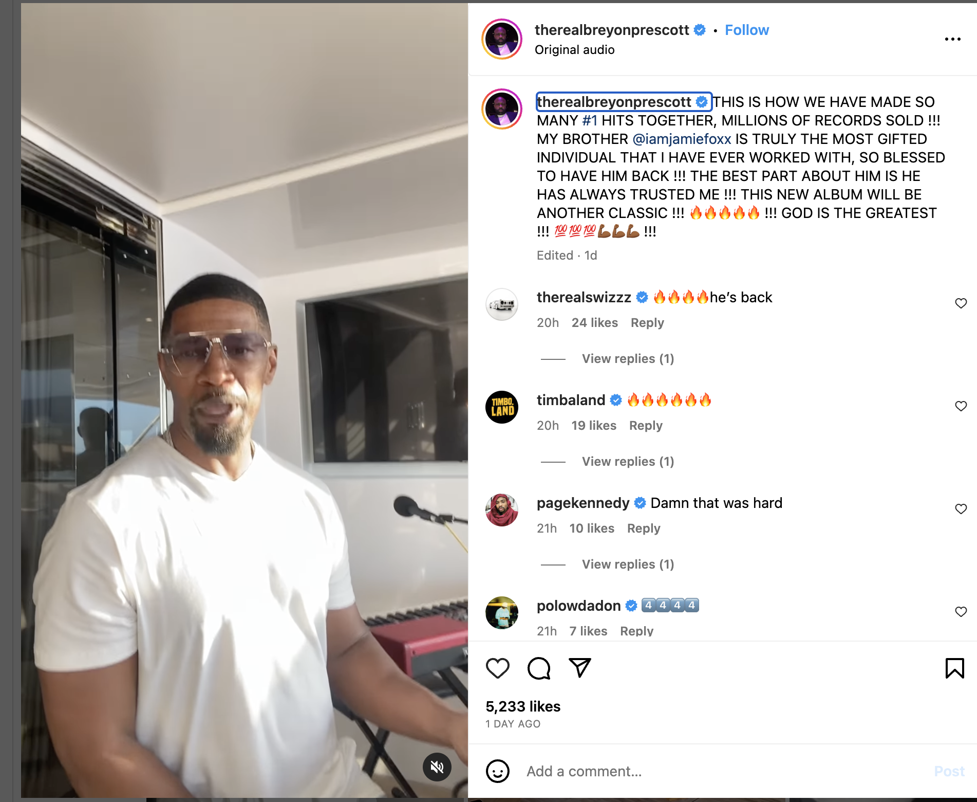 'This Is the Real Jamie: Jamie Foxx Fans Say 'He's Back' to Normal ...