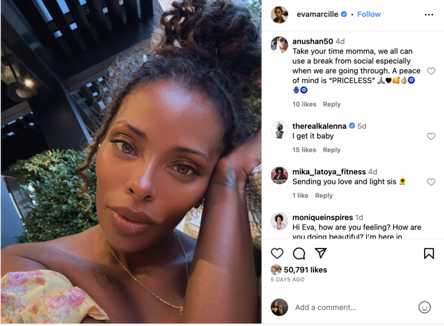 'Take Your Time Mama': Fans Send Support to Eva Marcille After She ...