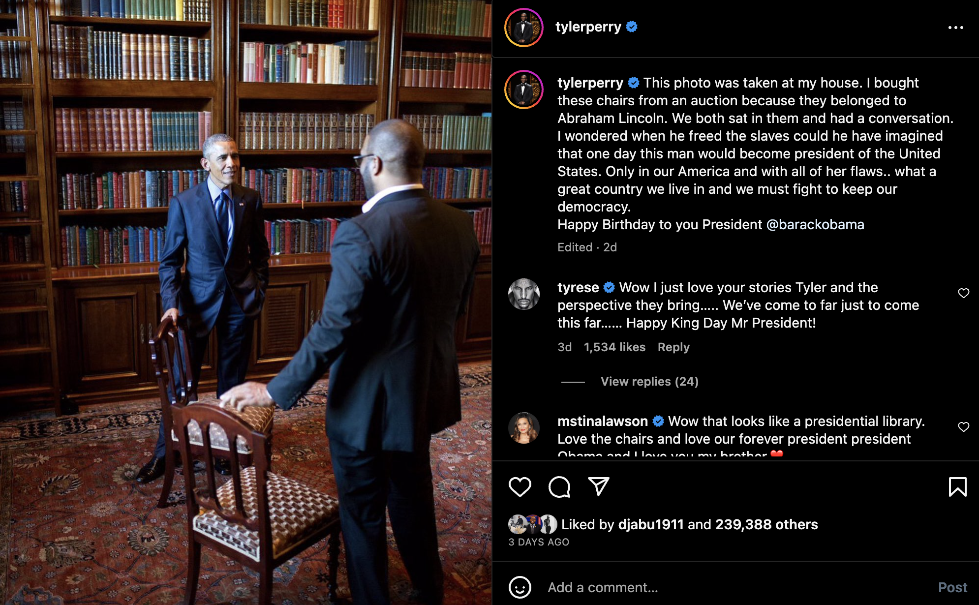 ‘Tyler Knows Better’: Tyler Perry’s Tribute Post to Barack Obama Goes ...