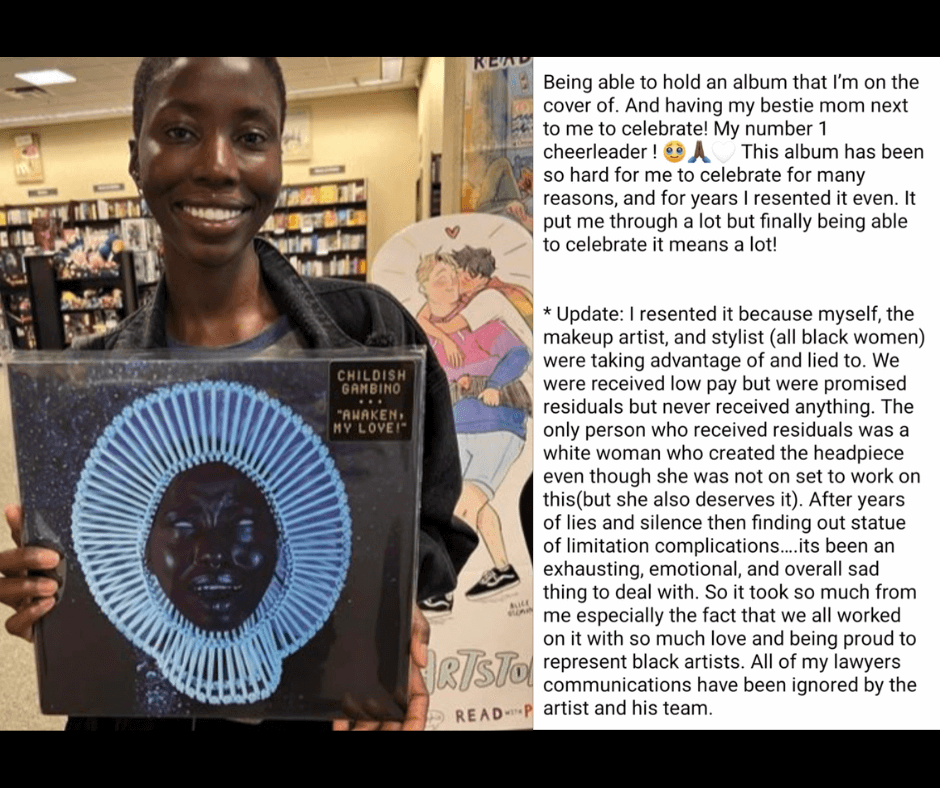 Model from Childish Gambino’s ‘Awaken, My Love’ Cover Says She and ...