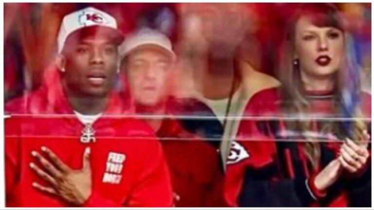 Taylor Swift Caught Hugging Mystery Black Man After Travis Kelce's ...