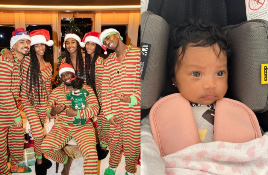 'Look At All That Hair’: Diddy Shows Off New Baby Girl for the First ...