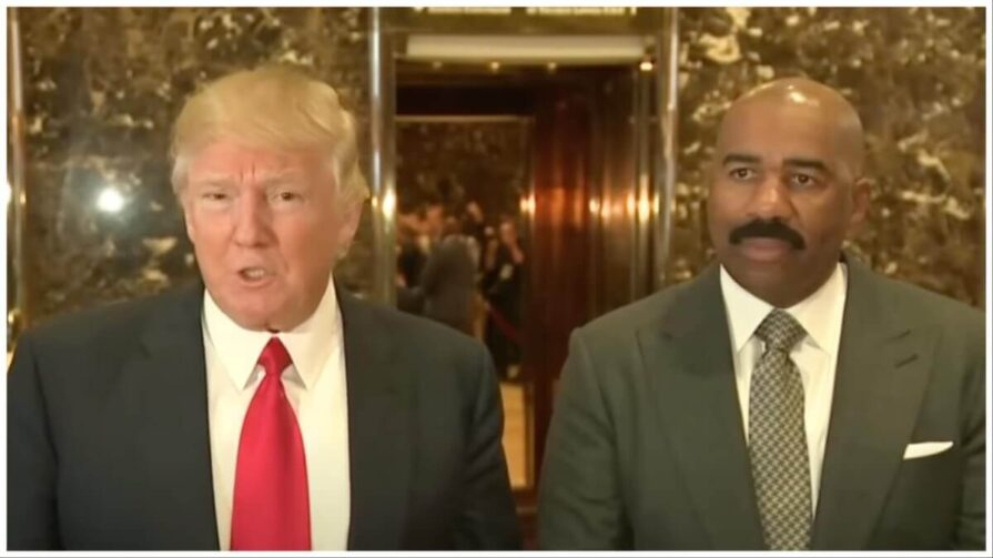 Resurfaced Clip of Steve Harvey Telling Woman Not To Leave America ...