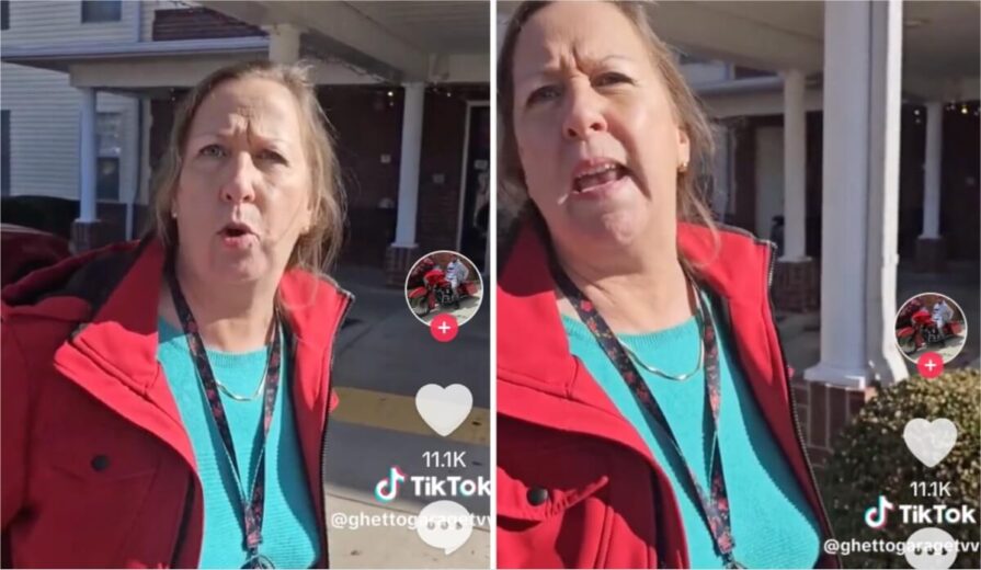 Crazed White Woman Tells Black Man He S Lucky To Be In Our Country