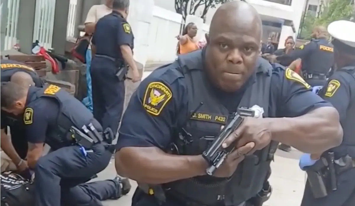 'You’re Going to Shoot Me or Something?': Cincinnati Cop Pulls Gun On ...